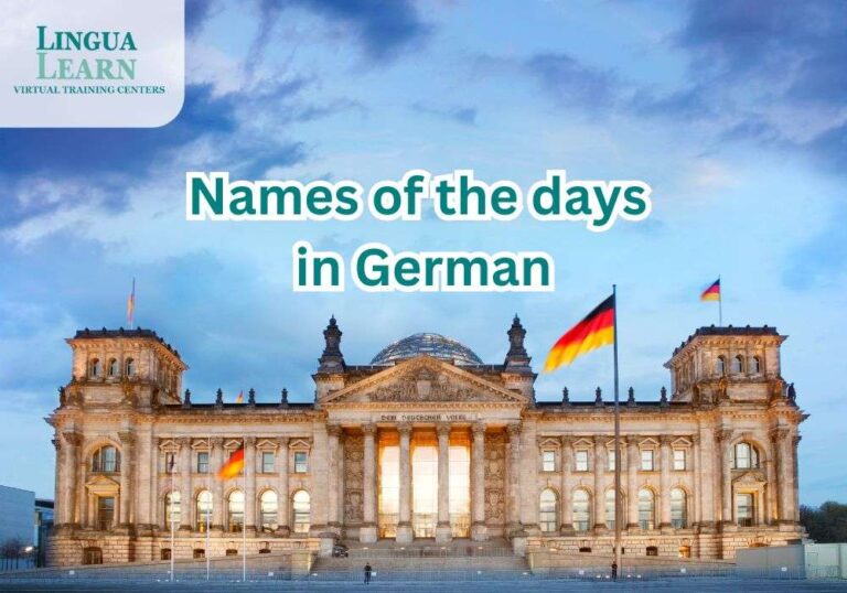 Names of the Days of the Week in German: A Complete Guide - Lingua ...